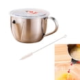 NANMELX Steel Cooking Oil Soup Strainer Bowl Easy Cleaning Homes ...
