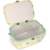 Dritz Large Oval Sewing Basket, Yellow Floral - Walmart.com