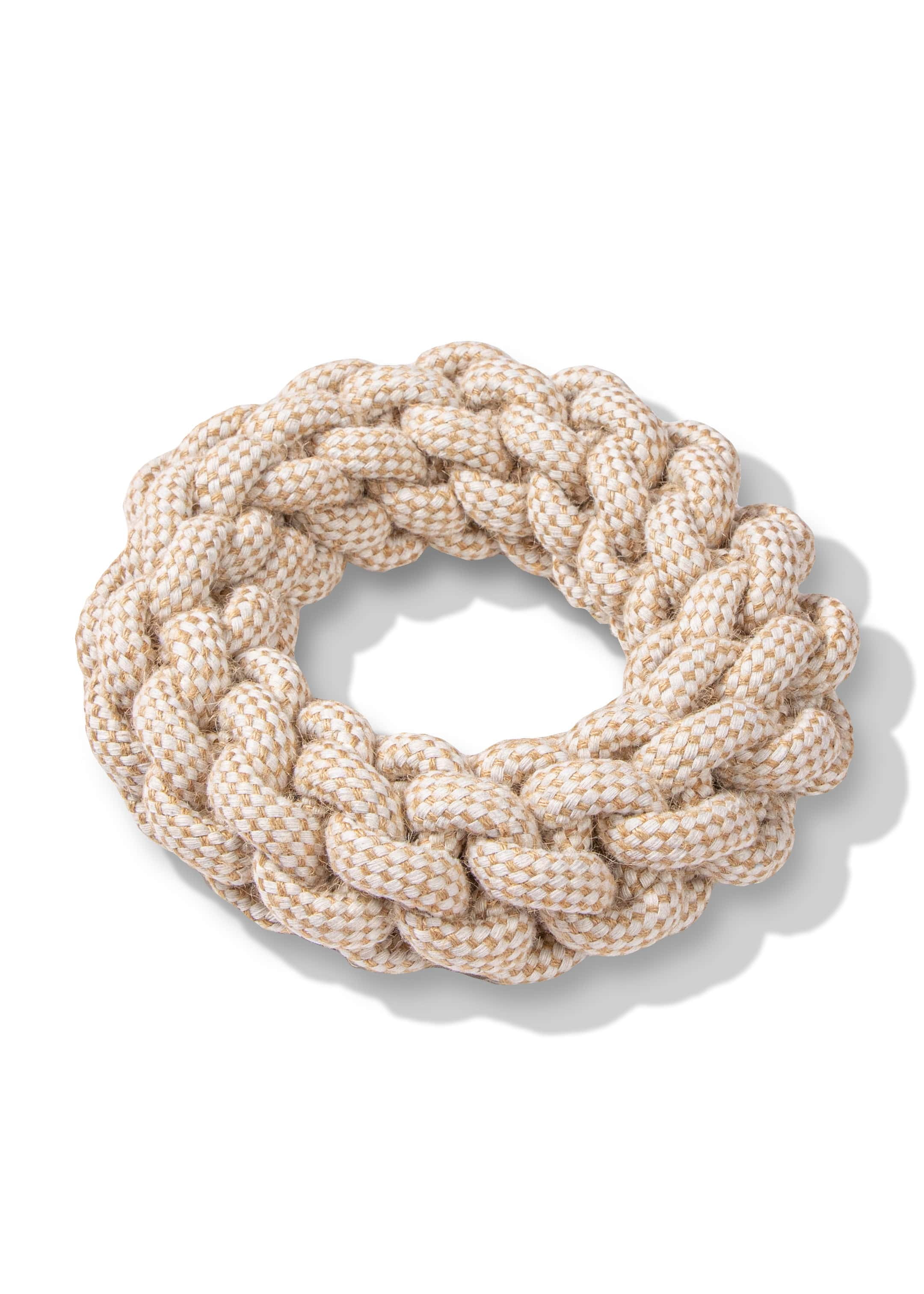 Hemp XL Ring Dog Toy - Teething Toy for Dogs - Rope Dog Toy - Tough Dog ...