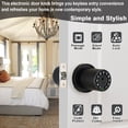 IULOCK IU-20 Keypad Door Knob,Code Lock with Key,Keyless Entry Knob ...