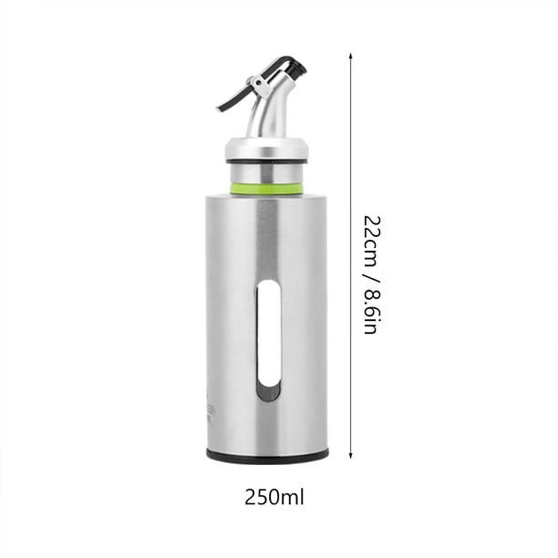 Dispensador de aceite, botella de aceite de acero inoxidable Botella de aceite de acero ...