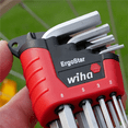 Wiha Tools 9 Pc MagicRing Screw Holding Ball End Hex L-Key Set & Metric ...
