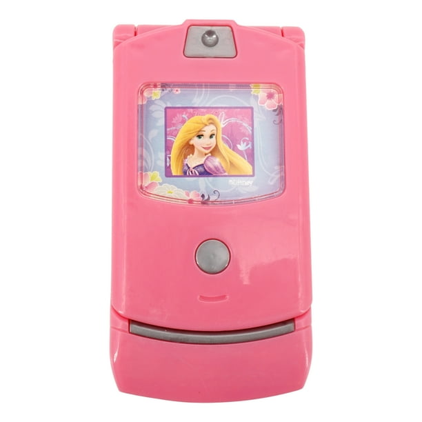 Toy Flip Phone (Princess, Pink) Pretend Play, Dialing Sounds, Toy ...