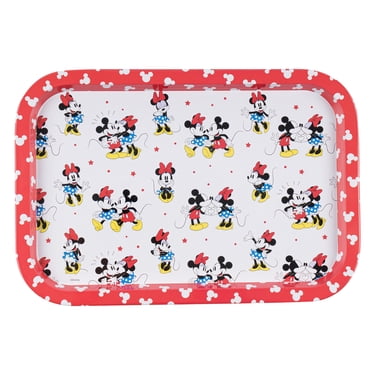 Disney Mickey and Minnie Mouse Serving Food Tray - Walmart.com