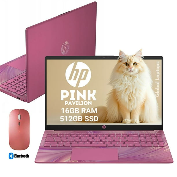 HP Pavilion Pink Intel N200 512GB SSD 16GB RAM Laptop Rosa Con Regalo ...