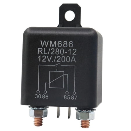 High Current Relay Start Relay 12V/24V Power Start Relay Automobile ...