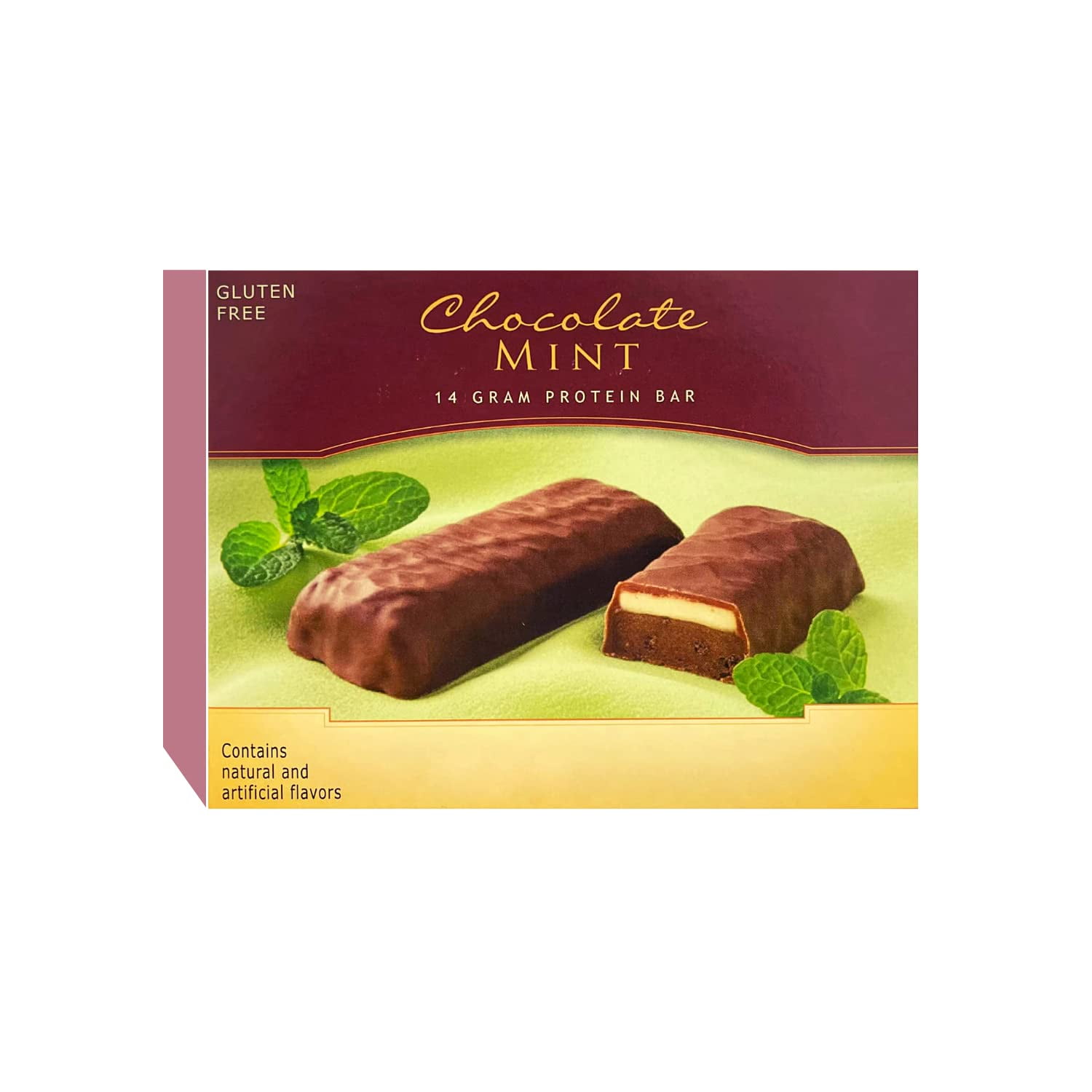 HealthyWise - High Protein Chocolate Mint Diet Bars, Gluten Free, Low ...
