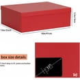 Extra Large Gift Box 16.5x13x5.5 inches,Red Gift Boxes with Lids for ...