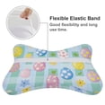 2pie Car Bone Pillow With Memory Cotton Pillow Core Removable Full ...