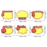 Uxcell Blank Star Burst Sale-Signs Price-Tags Paper Pricing Labels ...