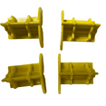 Original Classic Big Wheel Replacement Parts - Set of 4 Yellow Wheel ...