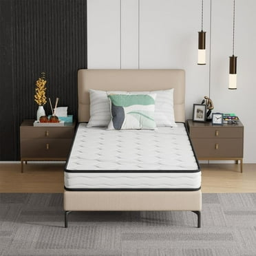 Essential 8 Inch Graphite Infused Memory Foam Mattress, Medium Firm ...