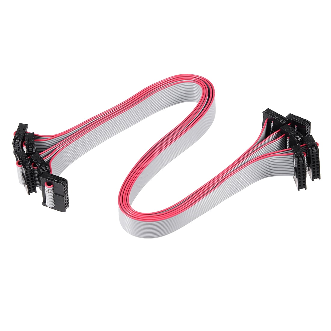 IDC 14 Pins Connector Flat Ribbon Cable Female Connector 30cm 2mm Pitch ...