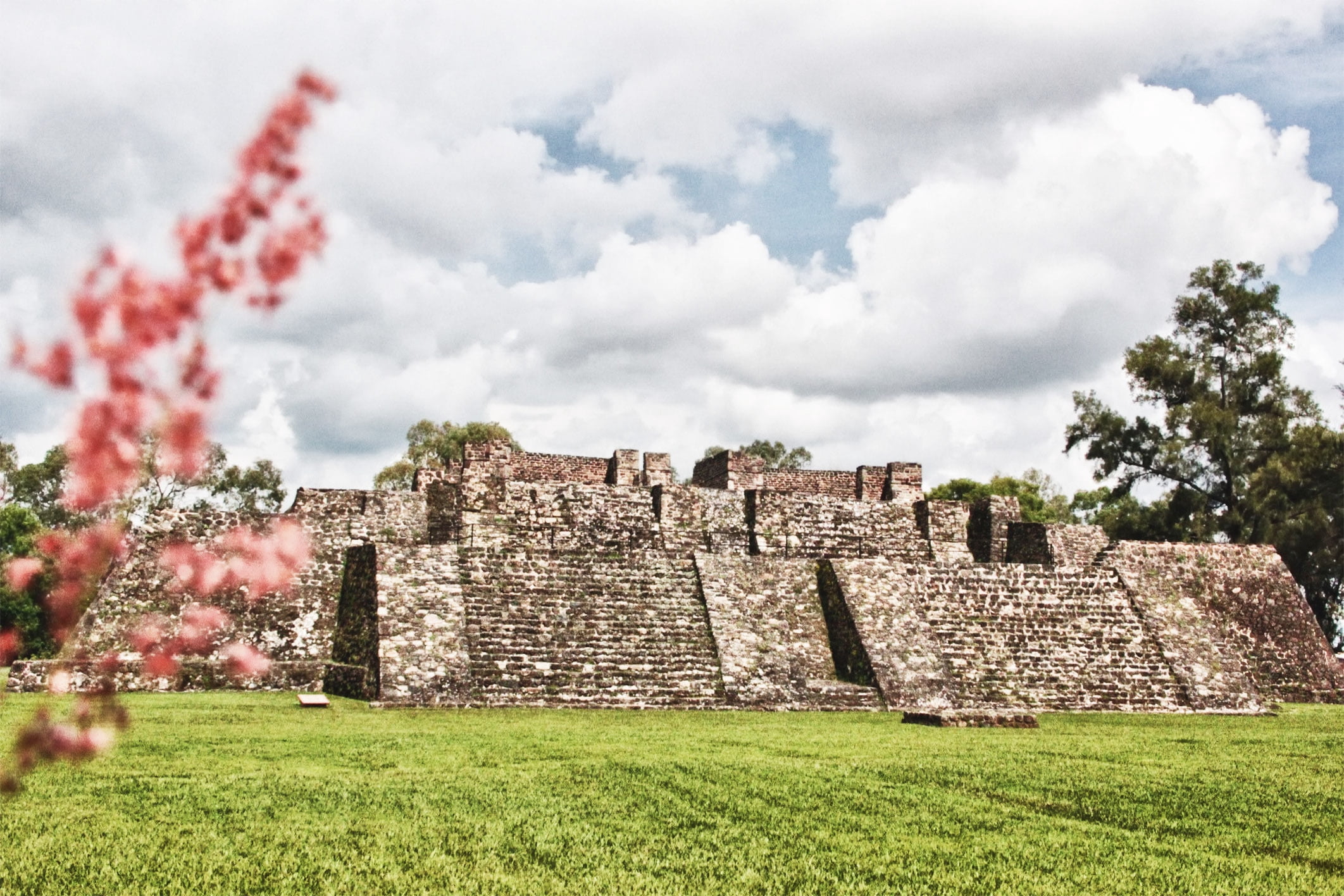 24x36 gallery poster, Aztec Pyramid of Teopanzolco, Cuernavaca, Morelos ...