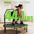 BCAN 48" Foldable Trampoline, Fitness Rebounder with Adjustable Foam ...
