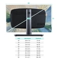 Abstract Graffiti TV Dust Cover 55 Inch, Blue Beige Oil Painting Theme ...