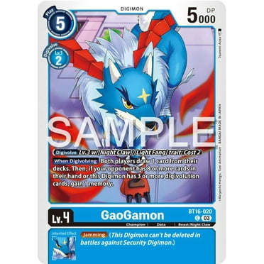 Digimon Next Adventure Common KendoGarurumon BT7-022 - Walmart.com