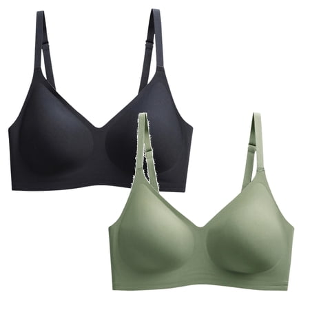 PMUYBHF Moona Bra for Senior Women Comfortable Seamless Full Coverage ...