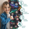 Blackout Kids Curtains,Monster Cartoon Trucks Cars Pattern Childrens ...