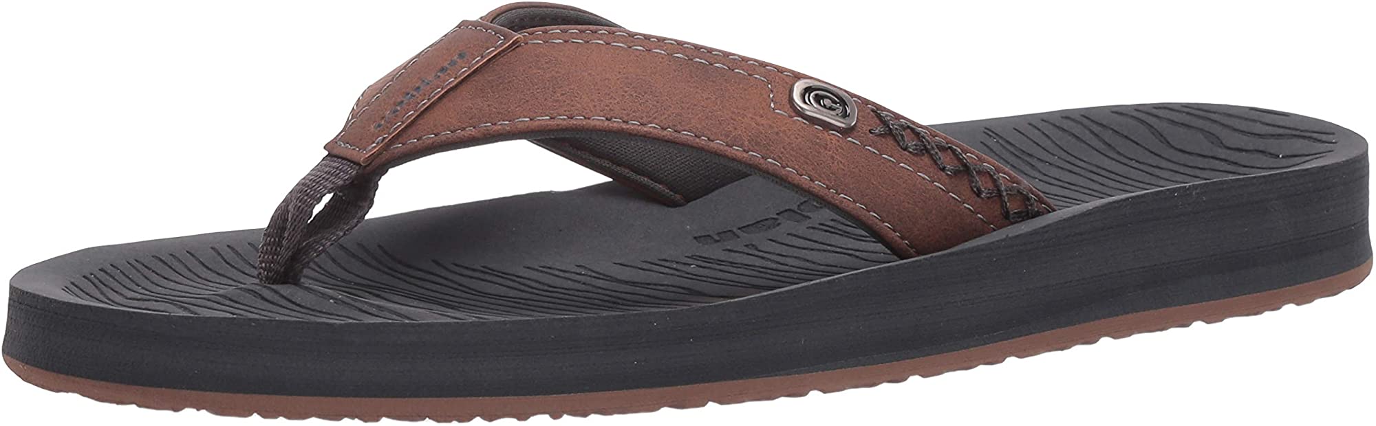 Cobian Mens Austin Tan Flip Flops | Walmart Canada