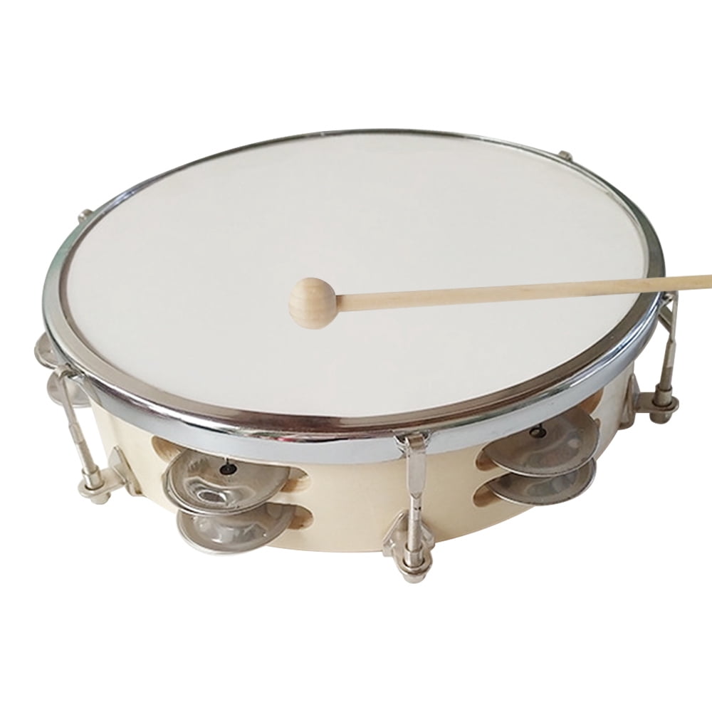 Pandereta de doble fila, instrumento de percusión Orff para niños ...