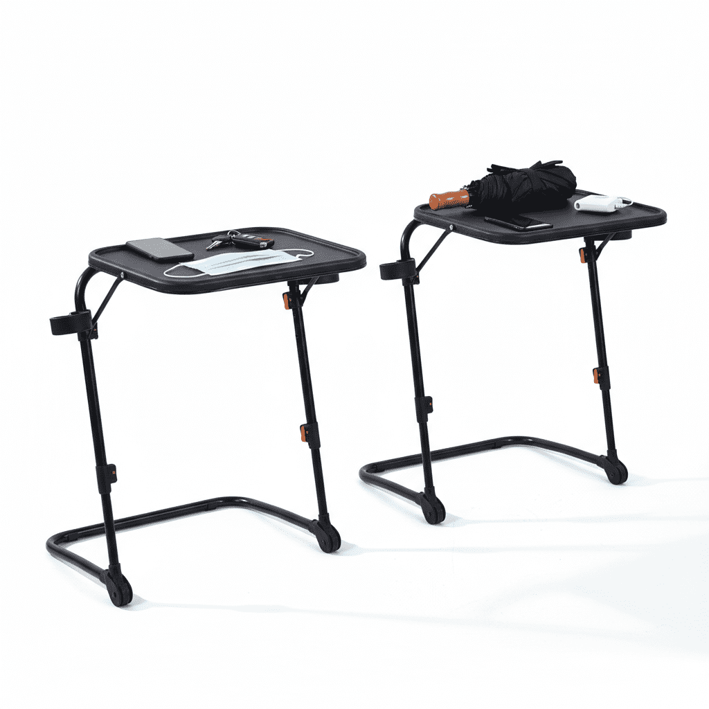 Click here for Homy Casa 2 Pack Austin Adjustable Folding Tv Tray... prices