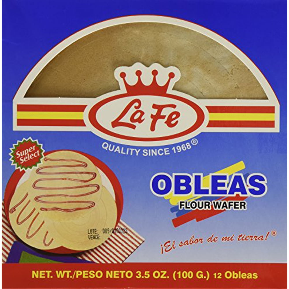 La Fe Obleas Flour Wafers 12 Pack - Walmart.com - Walmart.com