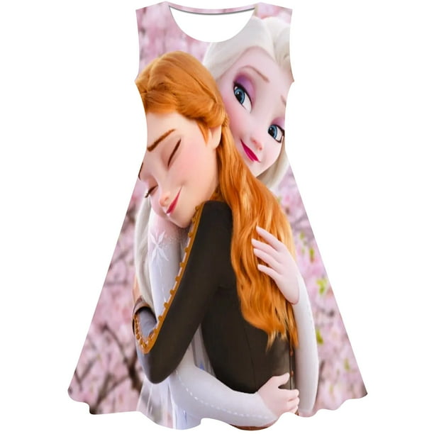 Vestidos de Frozen para niñas de Disney, ropa de princesa para niños ...