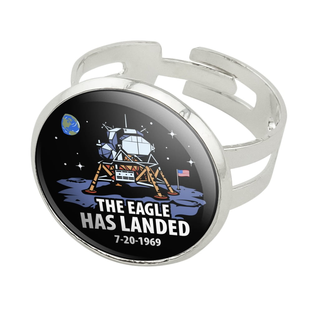 NASA Apollo 11 The Eagle Has Landed Moon Landing Silver Plated ...