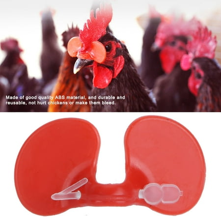 Wchiuoe Chicken Farm Equipment,500Pcs Chicken Blinders Spectacles Anti ...