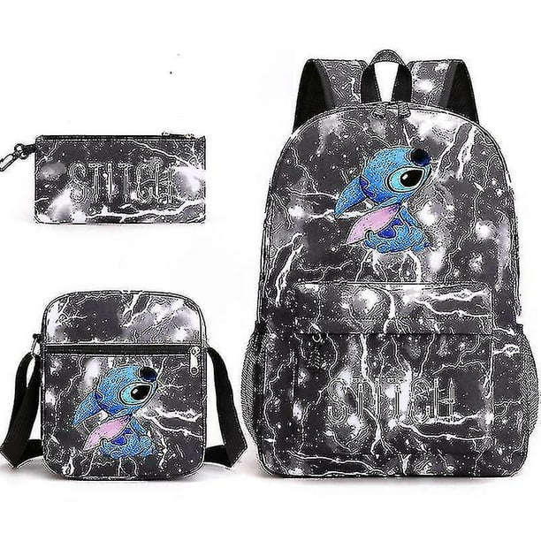 Lilo Stitch Backpack Three-piece Set School Bag_x - Walmart.ca