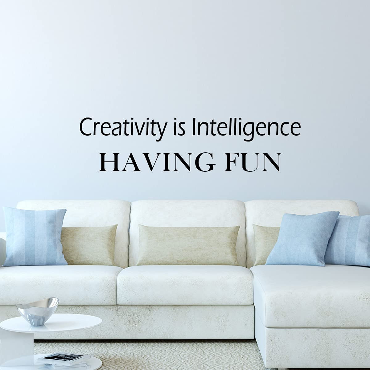 VWAQ Creativity is Intelligence Having Fun Wall Decal Kids Science ...