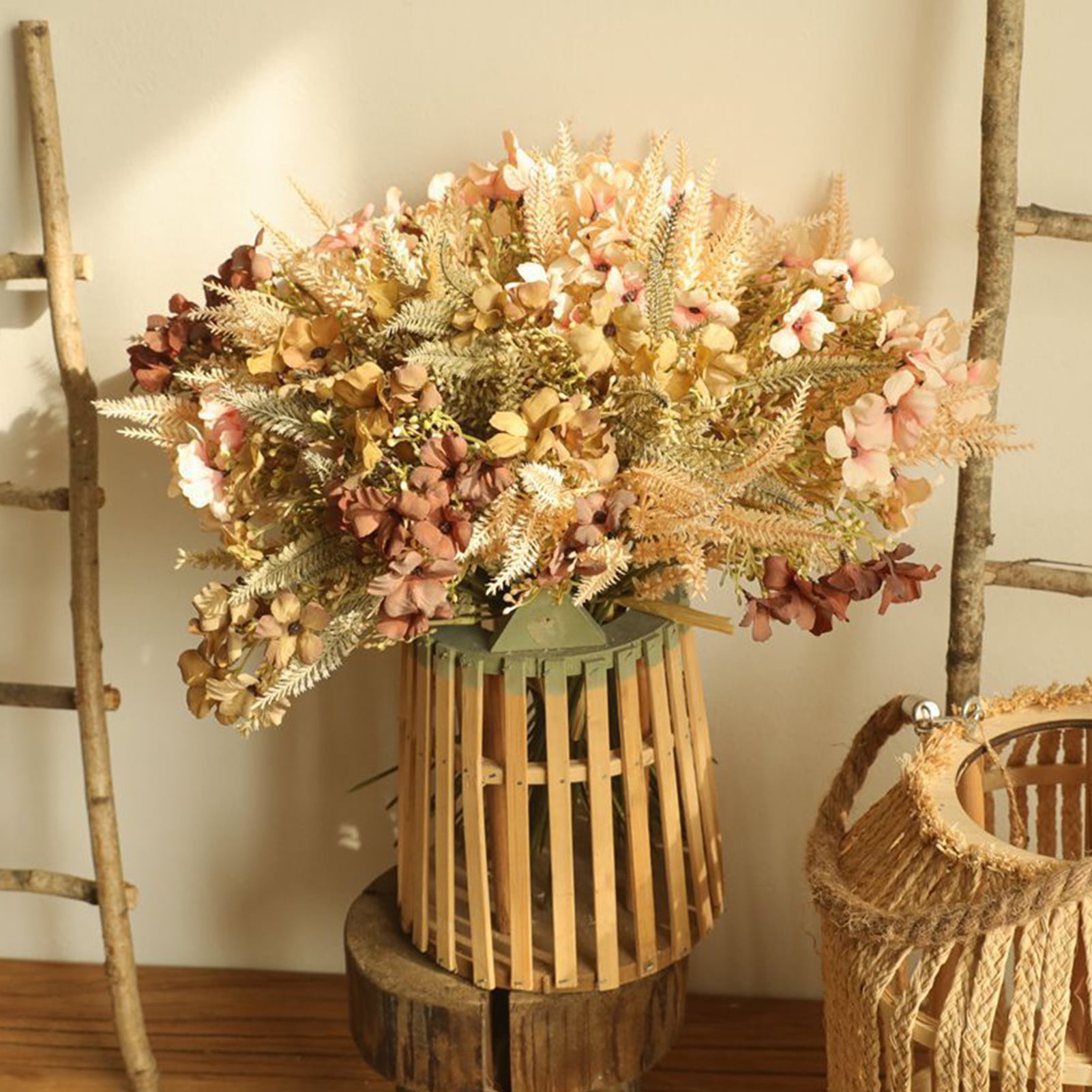 Visland 1 Bouquet Artificial Flower Vivid Fresh-keeping Fabric ...