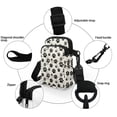 HELLHERO Dog Paw Print Travel Daily Use Adjustable Strap Double-layer ...