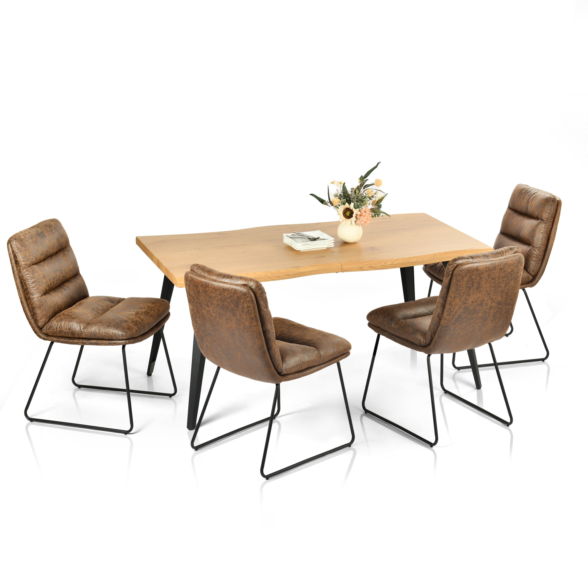 Click here for Homy Casa 5 Piece Dining Room Set - Rectangular Di... prices