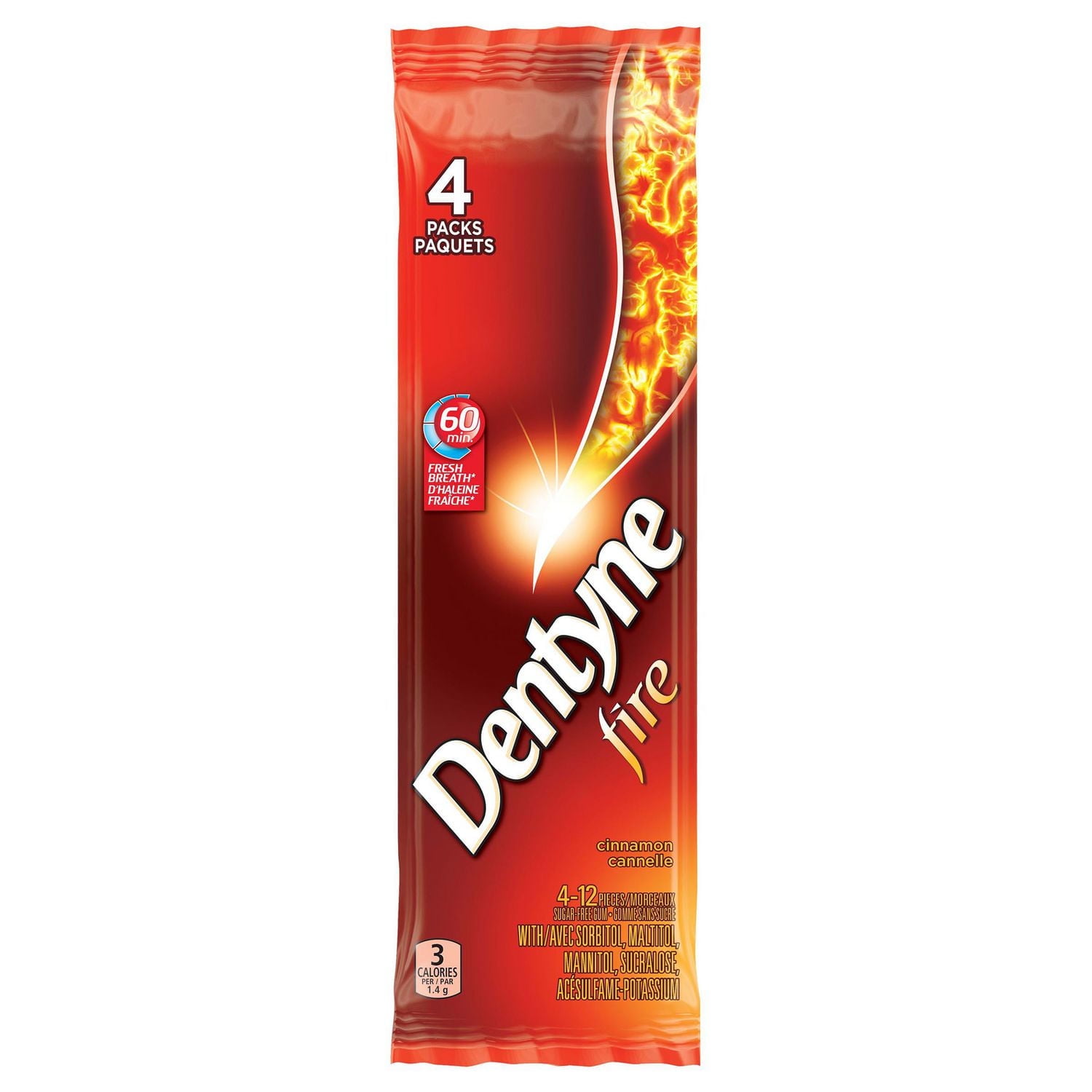 Click here for Dentyne Fire Cinnamon  Sugar Free Gum  Pack Of 4 (... prices