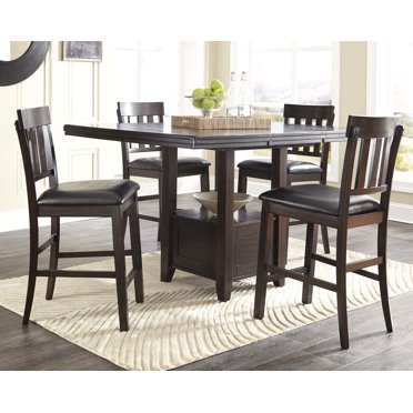 Monarch Specialties Dining Table, 42" x 42", Cappuccino, Counter Height ...