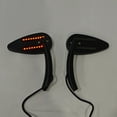 Black Custom Dynamics LED Turn Signal Mirrors For Sportster 883 1200 ...