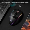 M991 Wireless Gaming , 26000 DPI 3-Mode Gamer Mice w/Rapid Fire Key, 9 ...