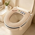 Breathable Comfort & Elegant, 15x16.9 Inch Toilet Seat Mat, Bathroom ...
