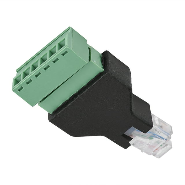 RJ12 Connector RJ12 6P6C Male to 6 Pin Screw Terminal Adapter for ...