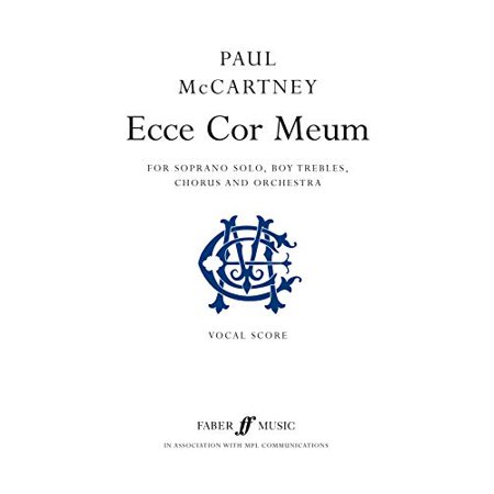 Ecce Cor Meum: Vocal Score (Faber Edition) | Walmart Canada