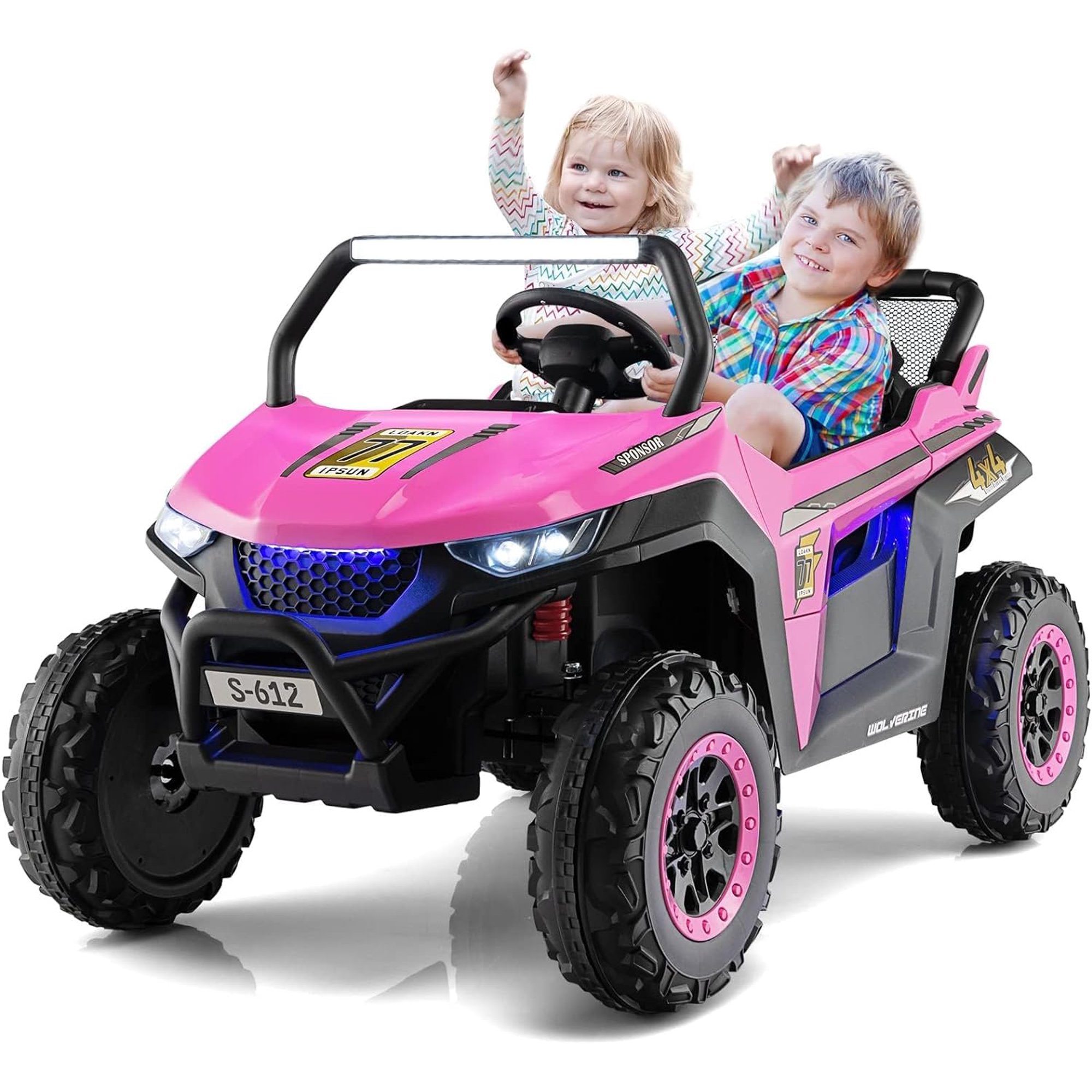 Click here for Olakids 2 Seater Kids Ride On Utv  12v Electric Tr... prices