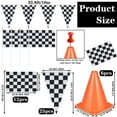 Abaima 19-Piece Race Car Party Supplies including Traffic Cones ...