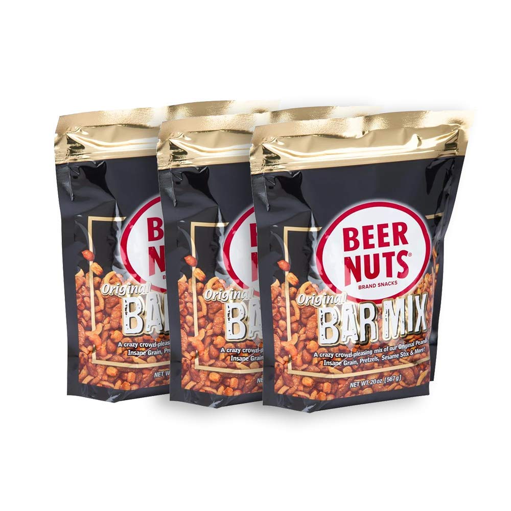 BEER NUTS - 20 oz. Grab Bag | Original Bar Mix (PACK OF 3) - Walmart.com