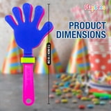 Playbees Colorful Hand Clappers - 12 Pack - 7" Noisemakers for Ultimate ...