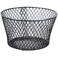 Small Metal Rectangular, Oval and Round Wire Baskets with Handles ...