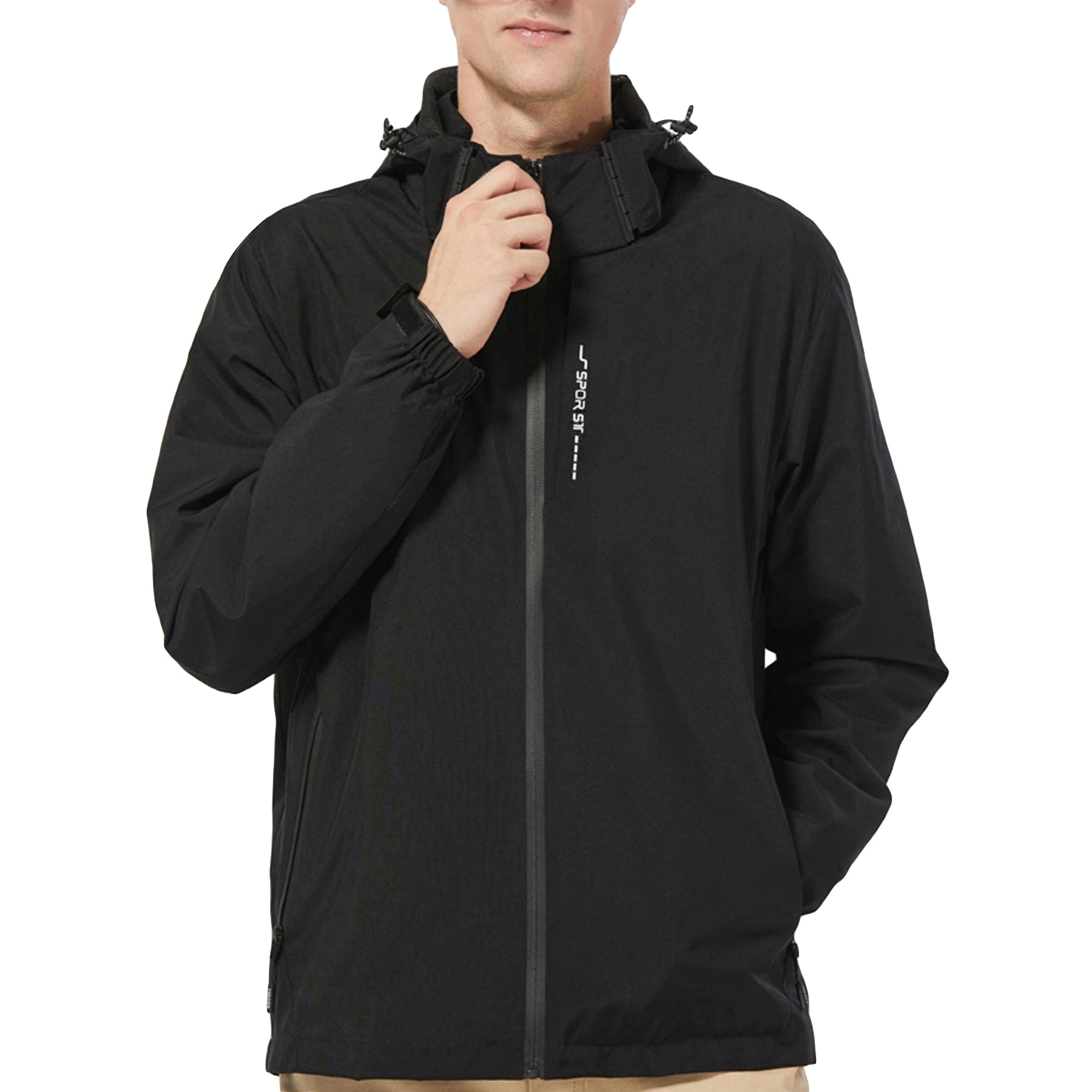 Click here for Nituyy Mens Waterproof Raincoat Letter Print Light... prices