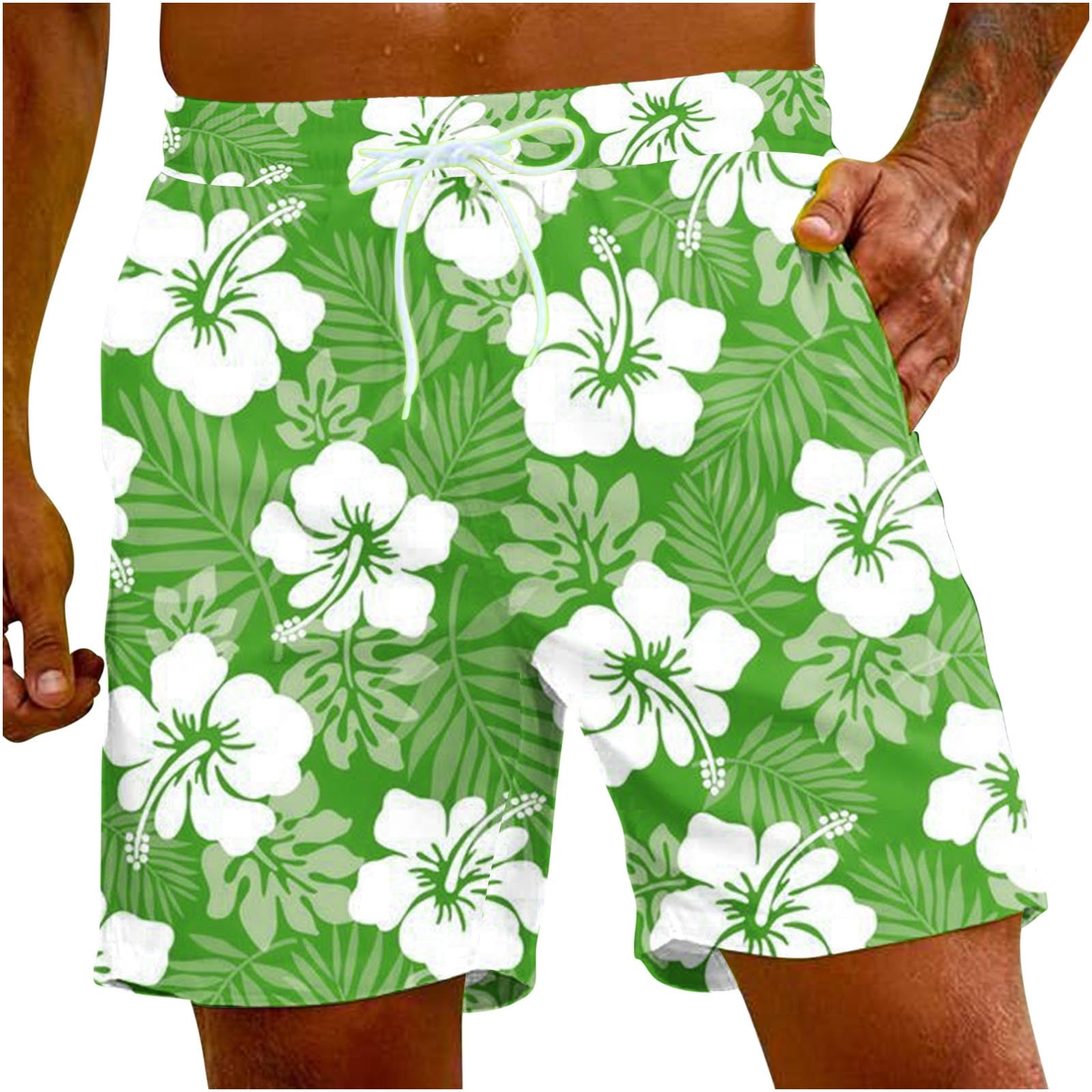 Click here for Lmkihusa Mens Summer Shorts With Belt Loops Hawaii... prices