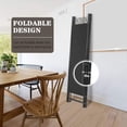 ANDYYOUTING 4 Panel Room Divider 6FT Steel Frame Folding Privacy Screen ...